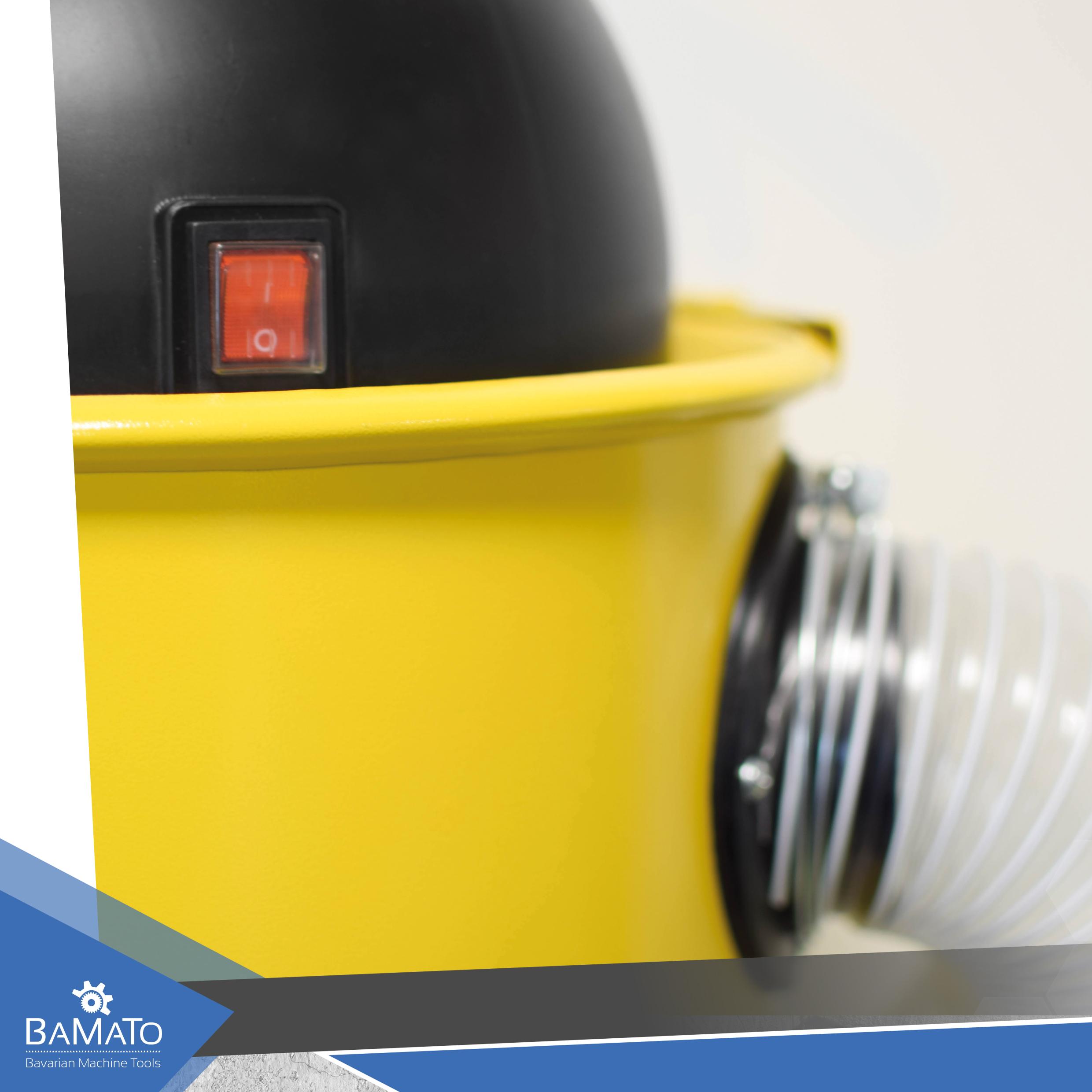 BAMATO Absauganlage AB-110 inkl. Adapter Set Absaugung Späneabsaugung ...